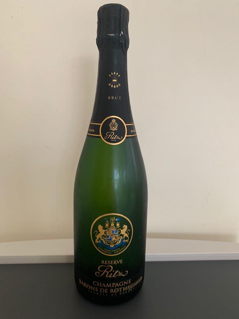 Ritz Champagne Barons de Rothschild, Food & Drinks, Beverages on Carousell