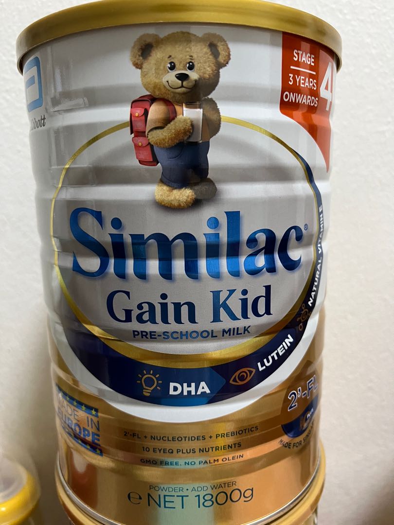 Similac Gain Kid Milk Powder, Babies & Kids, Nursing & Feeding, Weaning ...