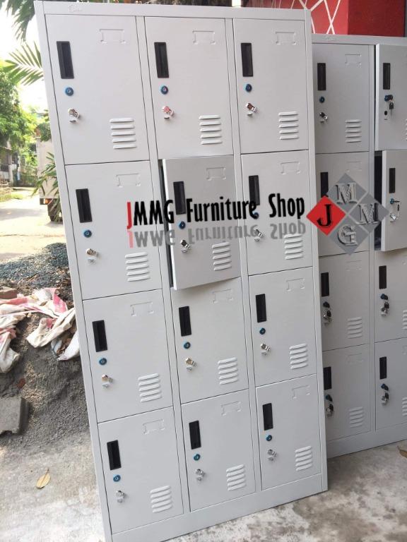 STEEL LOCKER CABINET 12 DOOR l OFFICE FURNITURE l JMMG, Furniture ...