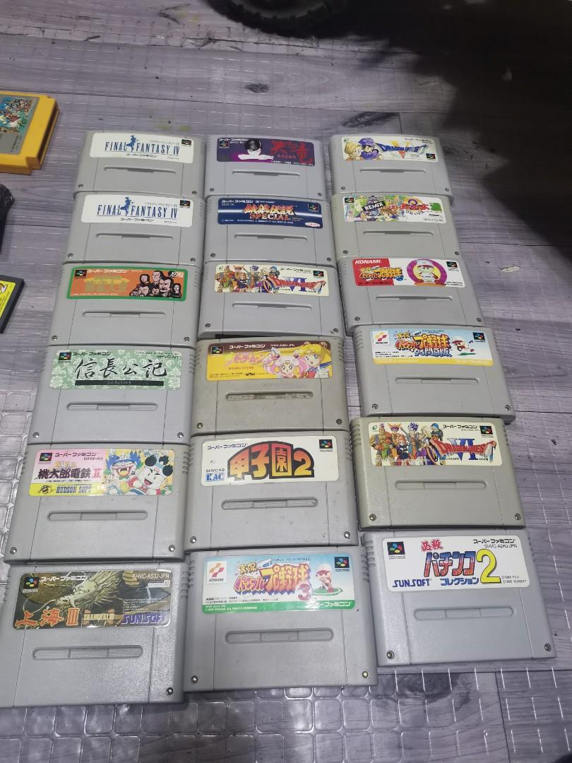 Super FamiCom Cartridge, Video Gaming, Video Games, Nintendo on Carousell