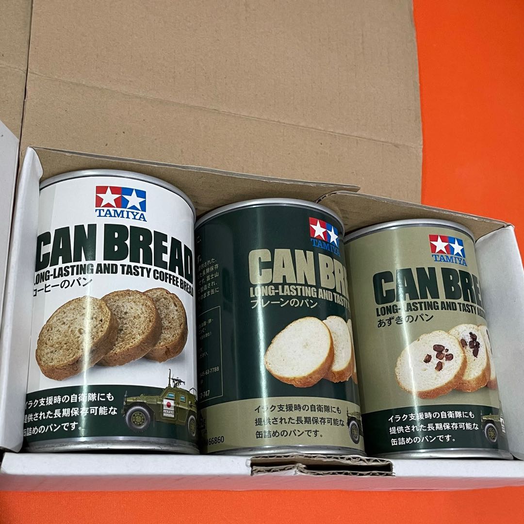 Tamiya's "Campanese", "Yakitori can", "Can Bread" emergency food, 興趣及遊戲 ...