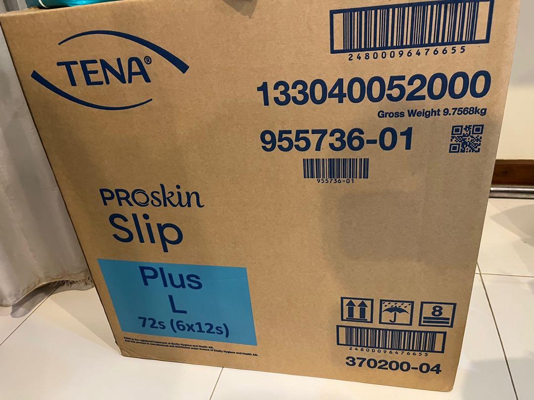 TENA Proskin Slip Plus L (9 x 12s), Health & Nutrition, Assistive & Rehabilatory Aids, Adult ...