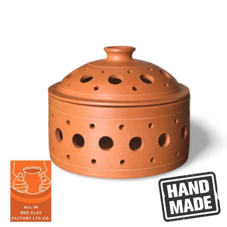 Terracotta Mosquito Coil Holder Katol sa Palayok Set, Furniture & Home ...