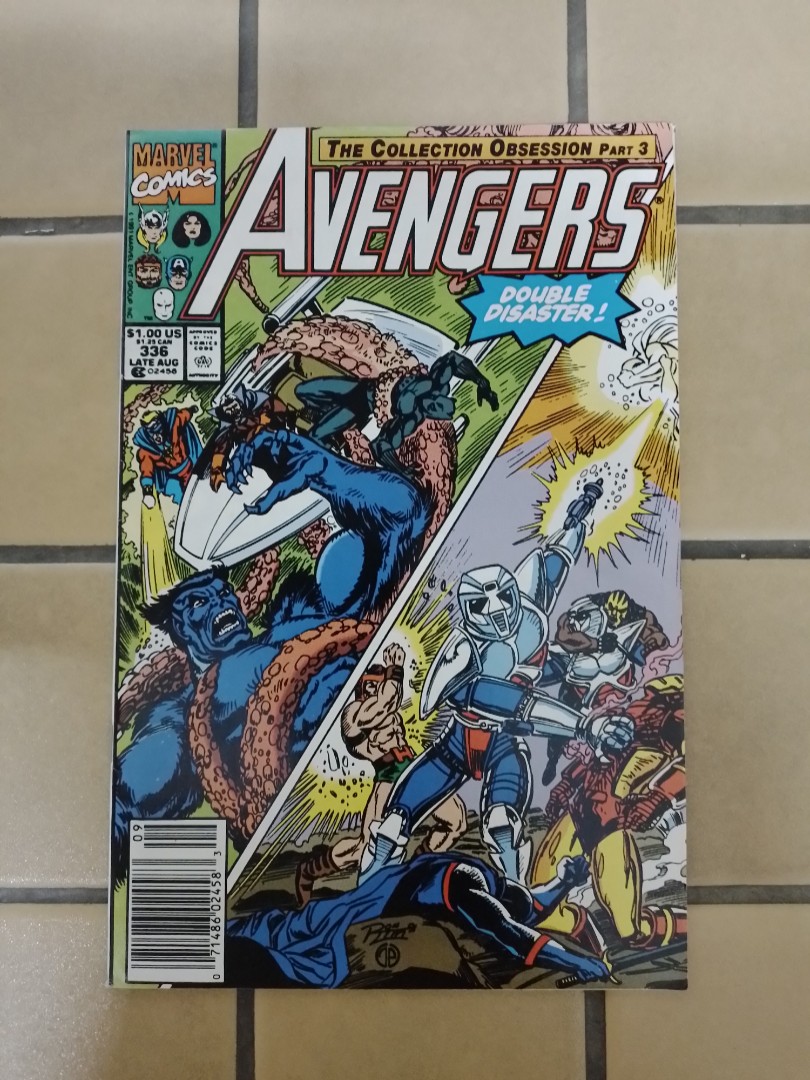 The Avengers #336 ( Ron Lim - Cover Art ) Marvel Copper Age Comics ...