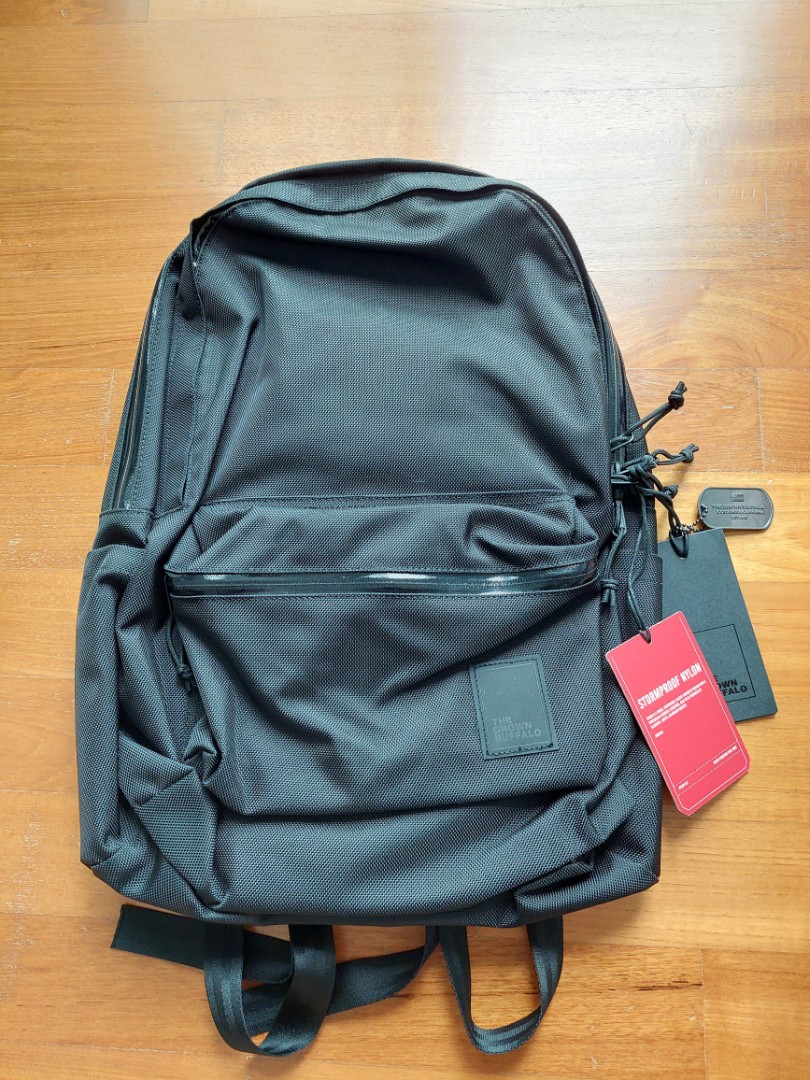 The Brown Buffalo Standard Issue Backpack Stormproof Ballistic Black ...