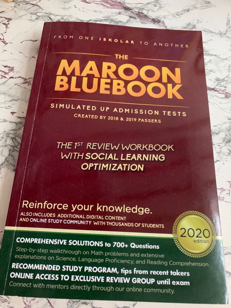 The Maroon Blue Book, Hobbies & Toys, Books & Magazines, Assessment ...