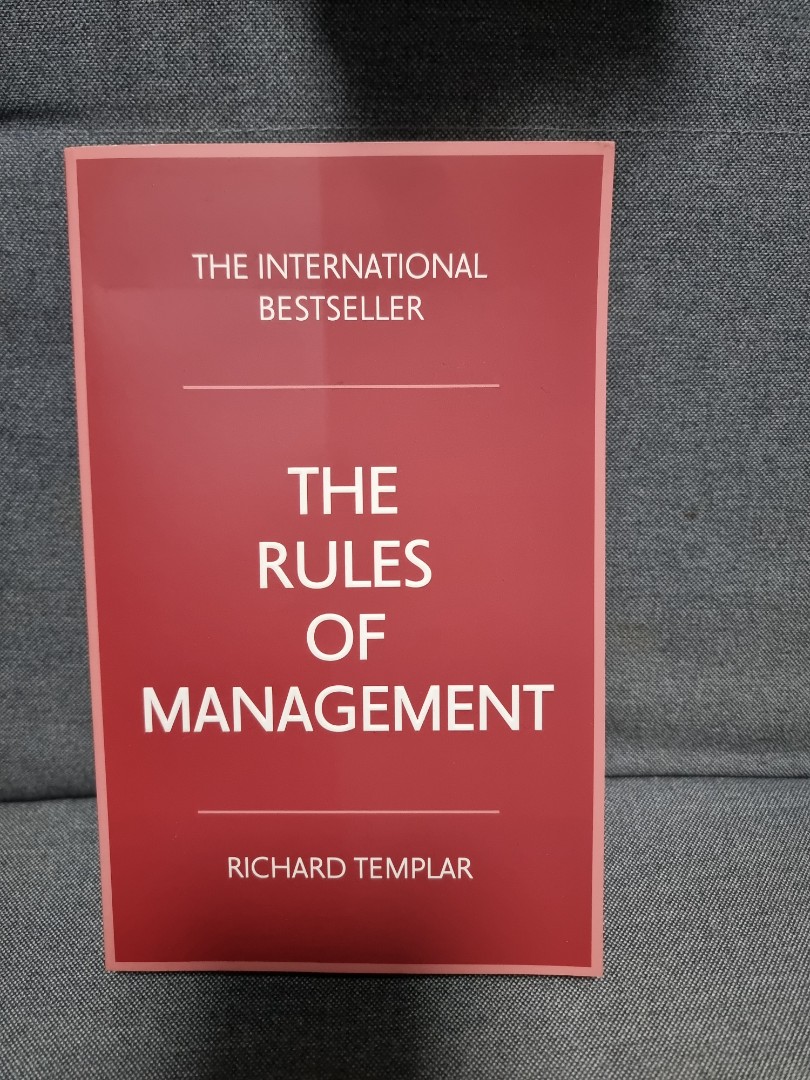 The Rules of Management, Hobbies & Toys, Books & Magazines, Fiction ...