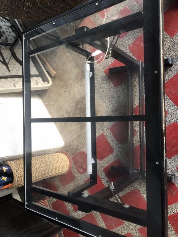 Tracing/Drafting Table with Light and Side Table, Furniture & Home ...