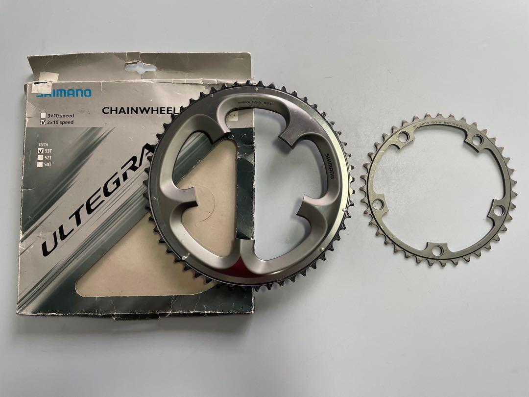 Shimano Ultegra 6700 Chainring 53-39 (130 BCD), Sports Equipment ...