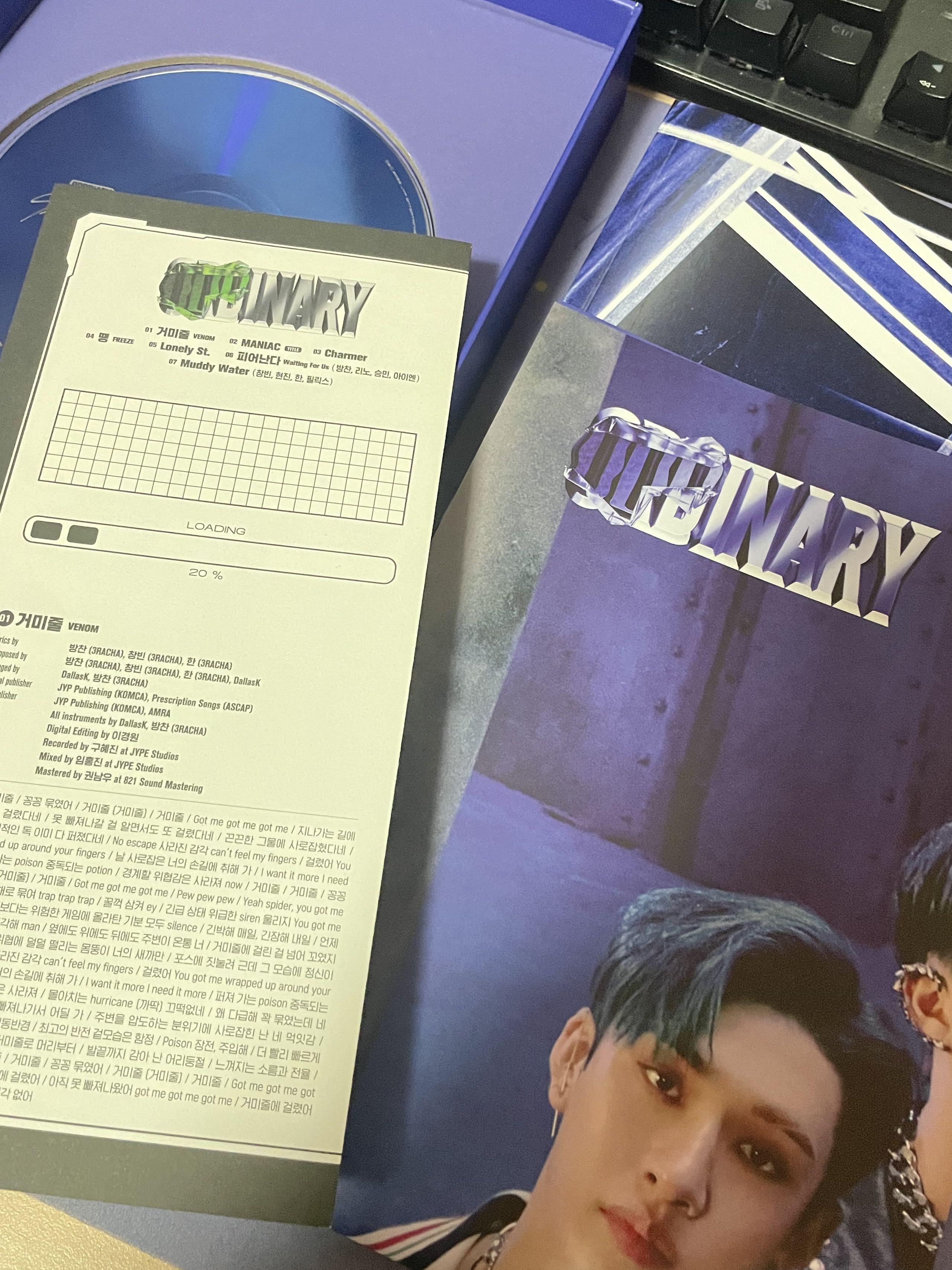 Unsealed Stray Kids ODDINARY Album (Blue), Hobbies & Toys, Memorabilia ...