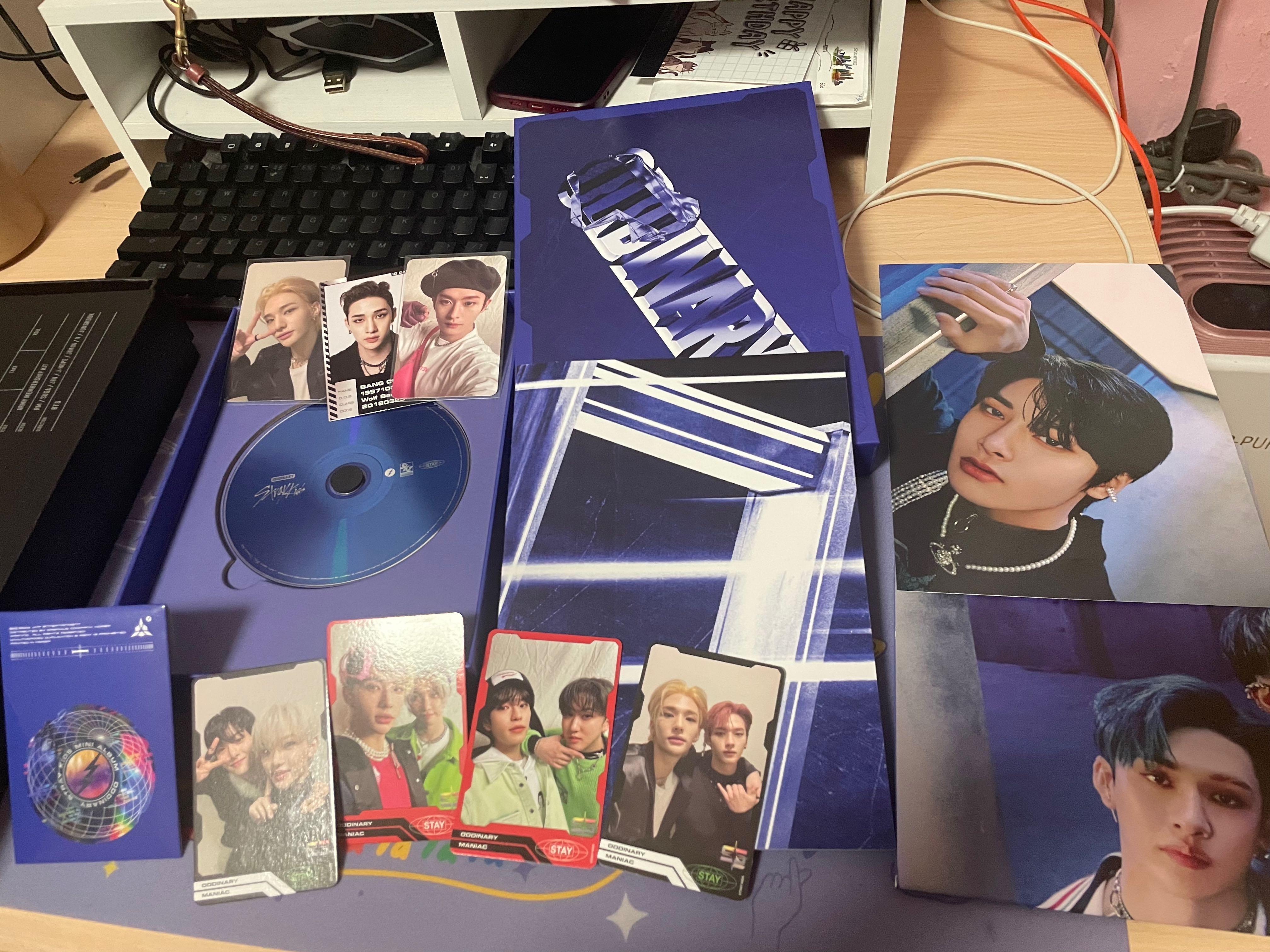 Unsealed Stray Kids ODDINARY Album (Blue), Hobbies & Toys, Memorabilia ...