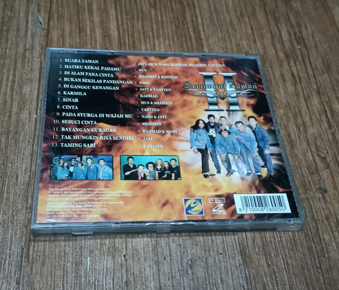 VCD Semangat Zaman ll @ 2006 Power Record.. VCD album Studio Semangat Zaman II.., Hobbies & Toys ...