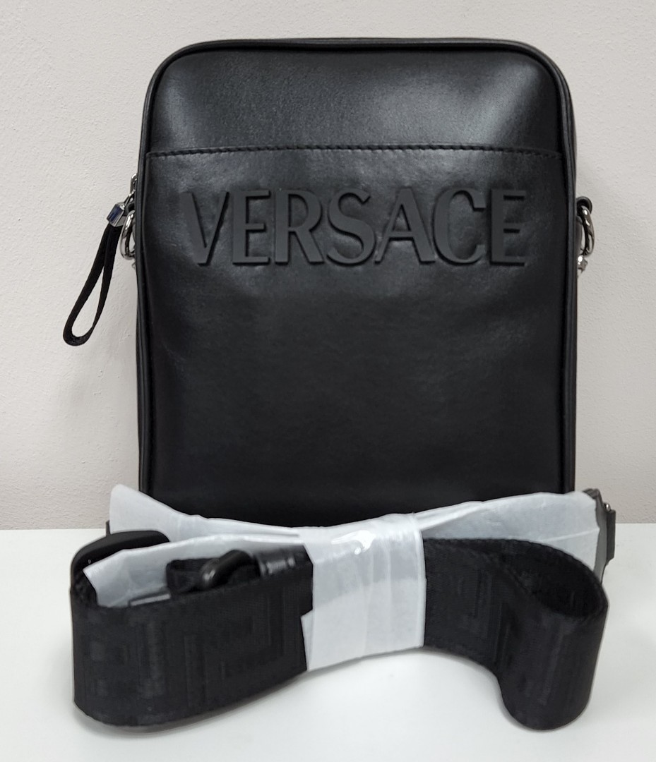 VERSACE SLING BAG (RUBBER VERSACE WORD), Men's Fashion, Bags, Sling ...