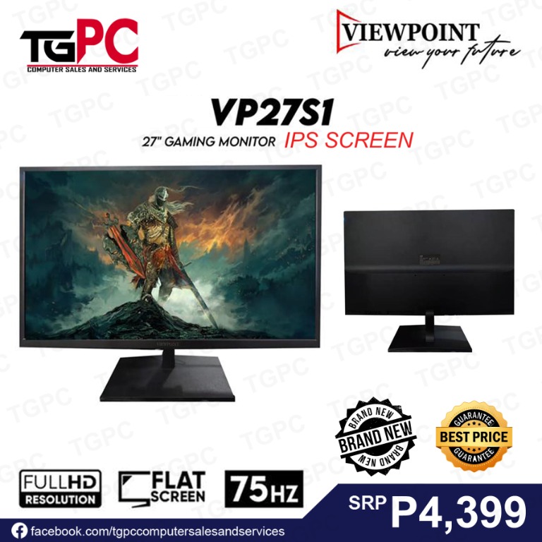 Viewpoint 27inch 75hz IPS Flat Monitor, Computers & Tech, Parts ...