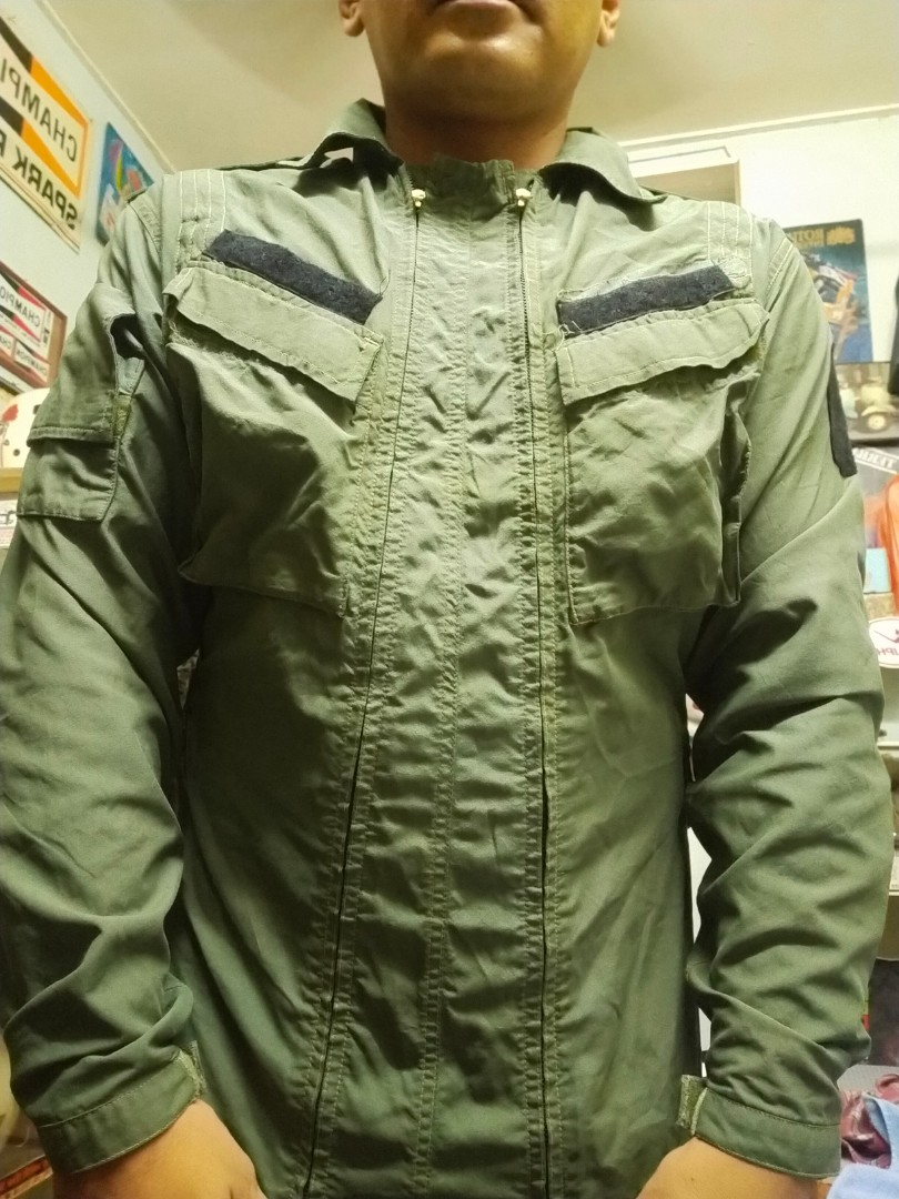 Vintage overall pilot ATM 90s, Men's Fashion, Activewear on Carousell