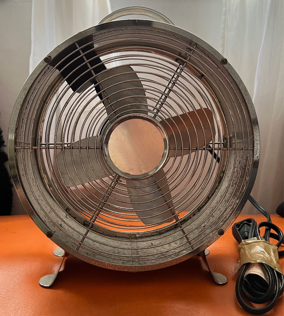 Vintage Type Mini steel fan, Furniture & Home Living, Lighting & Fans ...