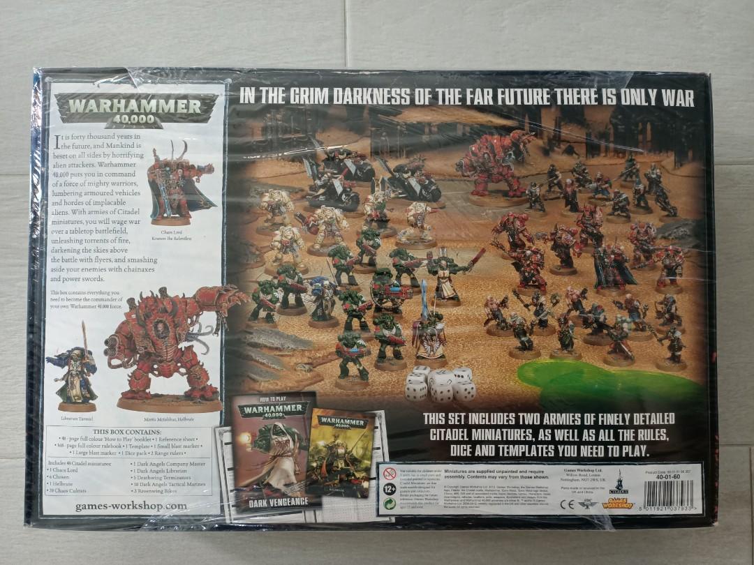 Warhammer 40k Dark Vengeance Box Set Space Marines Vs Chaos, Hobbies ...