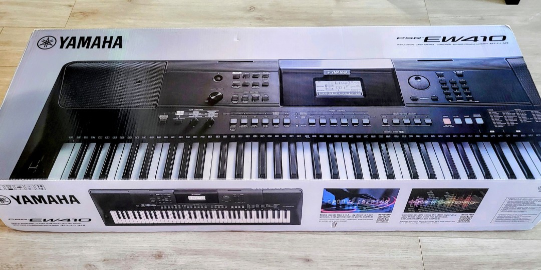 Yamaha 76 Keys Keyboard PSR-EW410, Hobbies & Toys, Music & Media ...