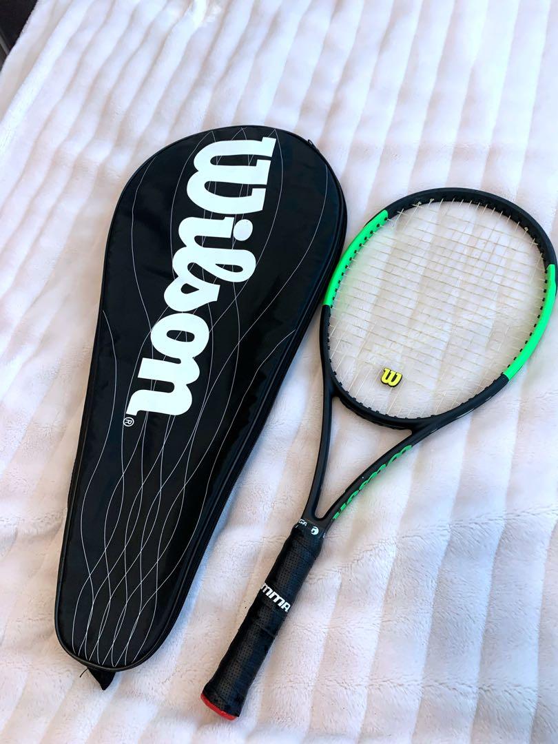 Wilson Blade 98 tennis racket, Sports Equipment, Sports & Games, Racket ...