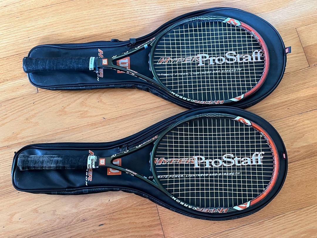 Wilson hyper pro staff tennis racket, Sports Equipment, Sports & Games ...