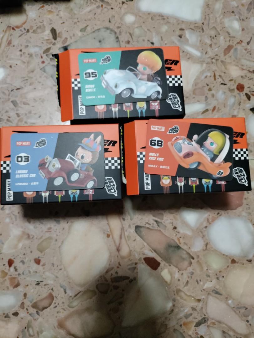 WTS/WTT Popmart super track dimoo beatle/labubu classic car/molly race ...