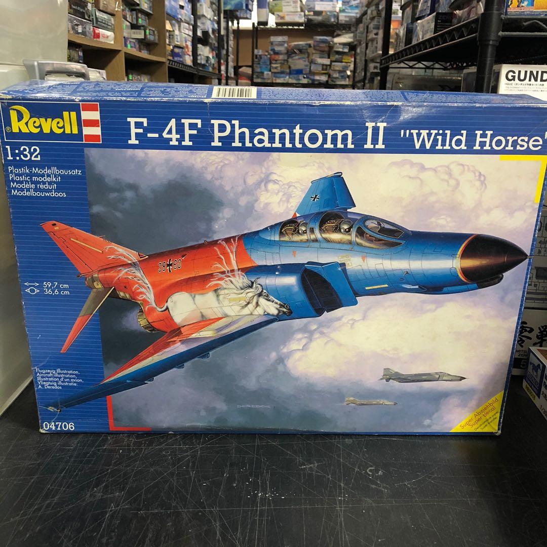 1/32 Revell F-4F Phantom II Wild Horse Model Kit, Hobbies & Toys, Toys ...