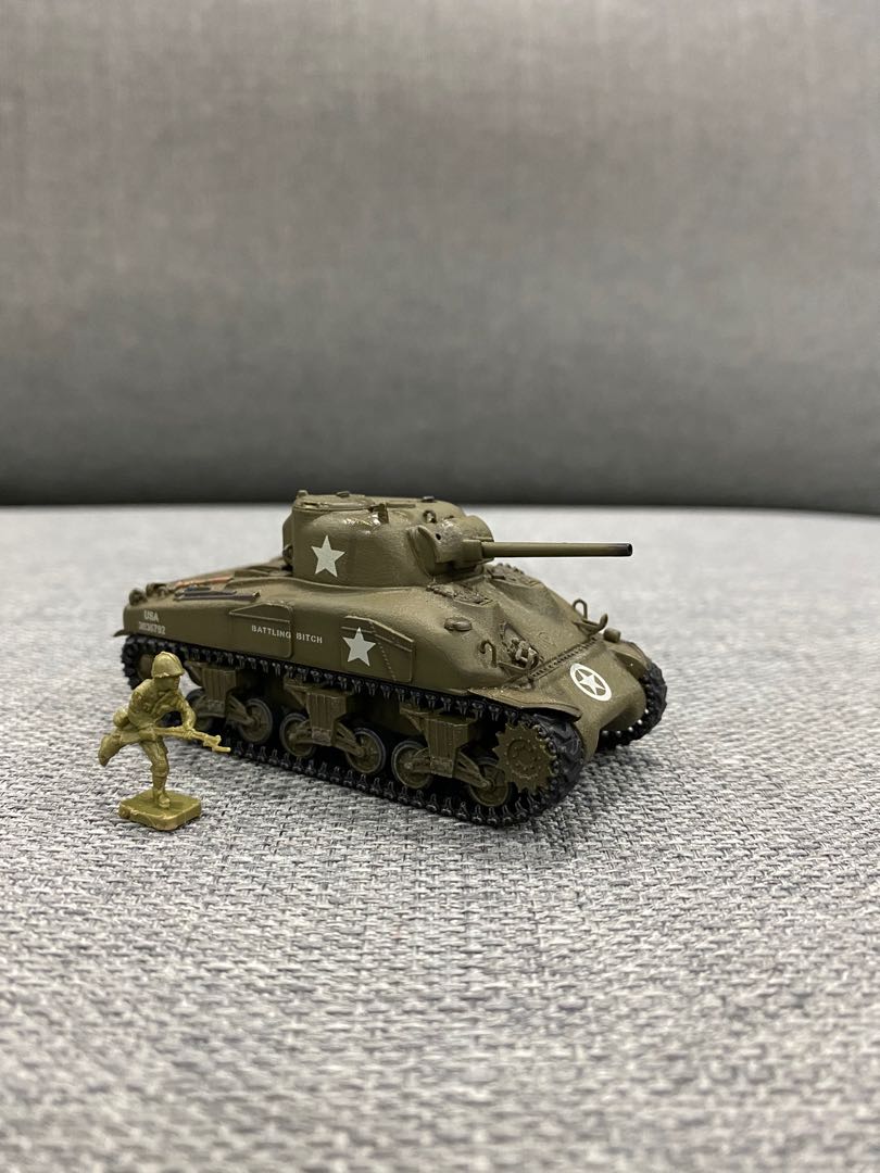 1:72 scale US Sherman Tank, Hobbies & Toys, Toys & Games on Carousell