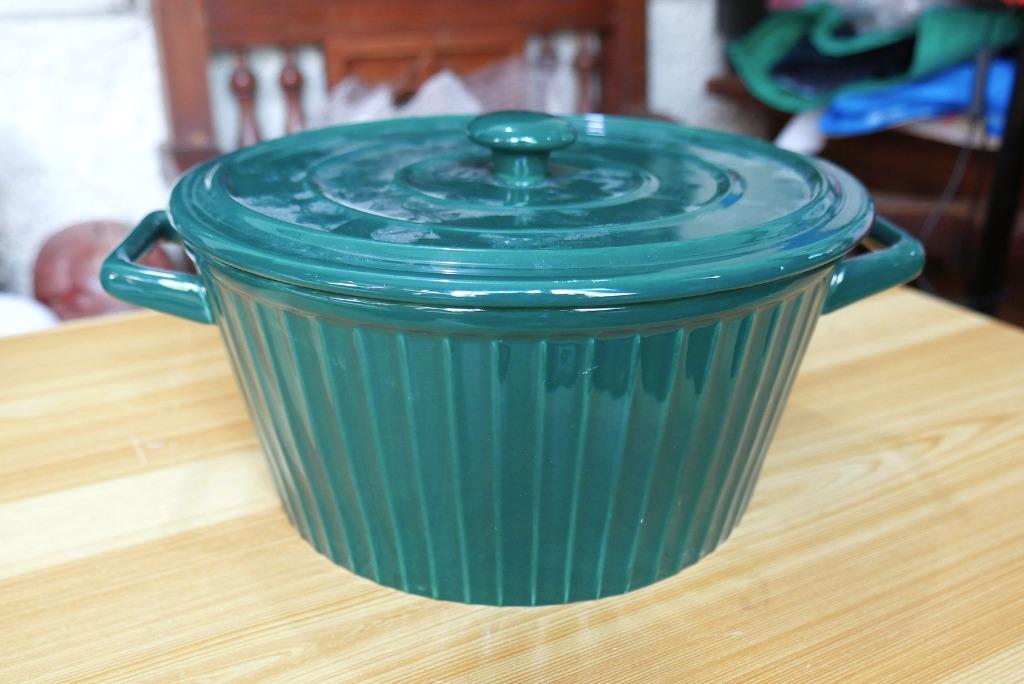 21CM Kitchen Porcelain Cooking Pot Serving Soup Bowl Food Heating ...