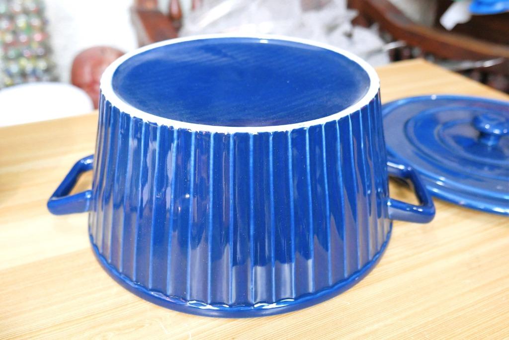 21CM Kitchen Porcelain Cooking Pot Serving Soup Bowl Food Heating ...