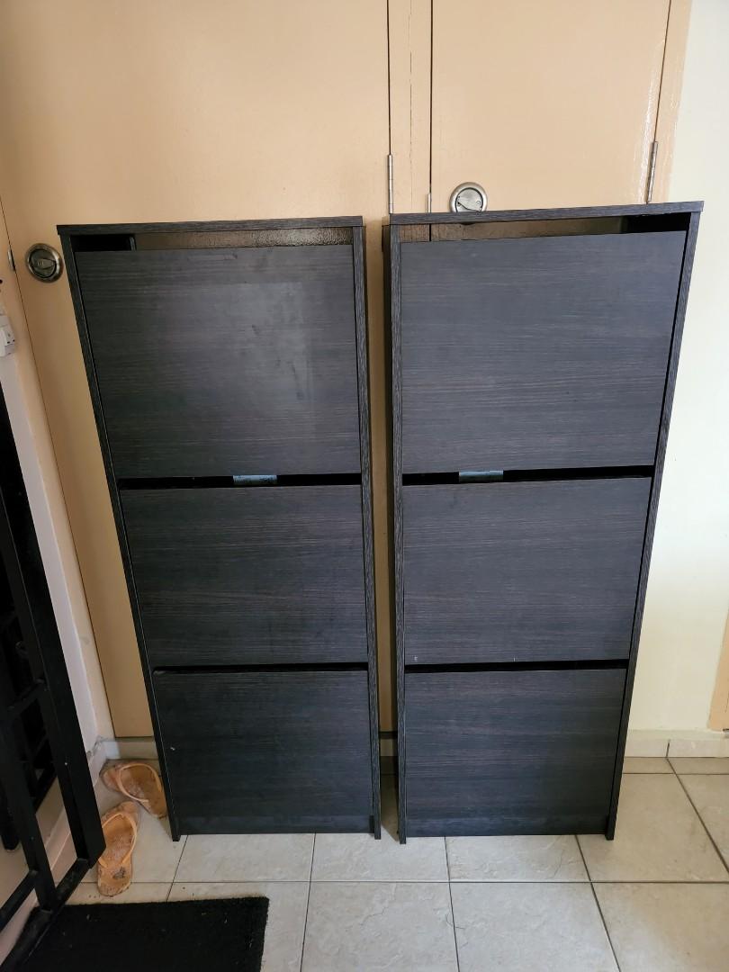3 tier Ikea shoe rack, Furniture & Home Living, Furniture, Shelves ...