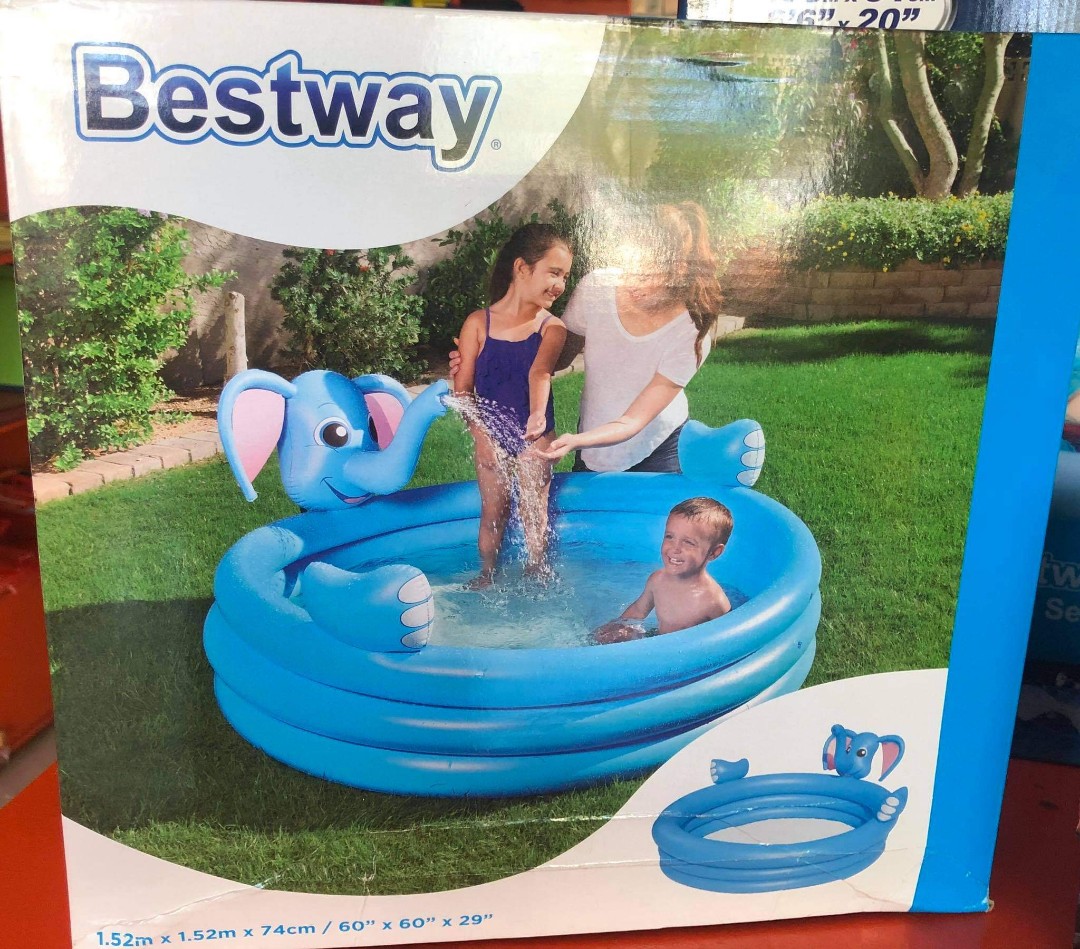 3-ring ELEPHANT SPRAY POOL on Carousell