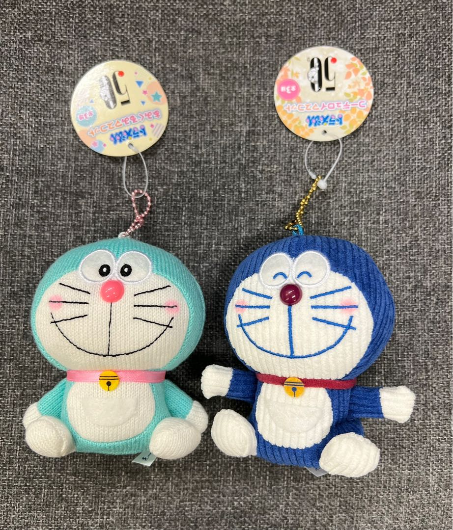 現貨全新正版 針織版 布版 多啦A夢叮噹公仔 Doraemon Knit Plush Doll Toy, 興趣及遊戲, 玩具 & 遊戲類 ...
