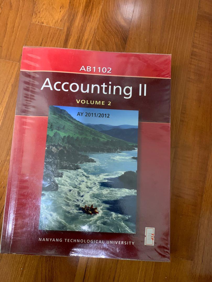 Accounting 2 textbook by NTU (volume 2), Hobbies & Toys, Books ...
