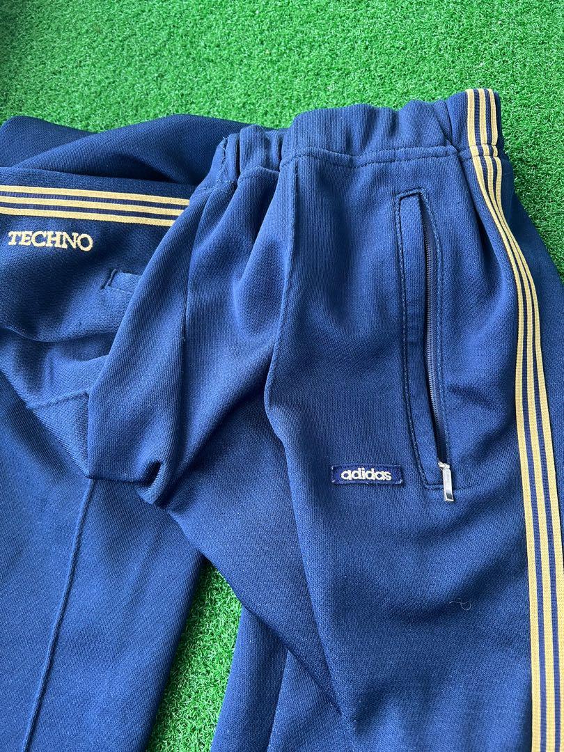 Adidas Techno 3 stripes, Men's Fashion, Activewear on Carousell