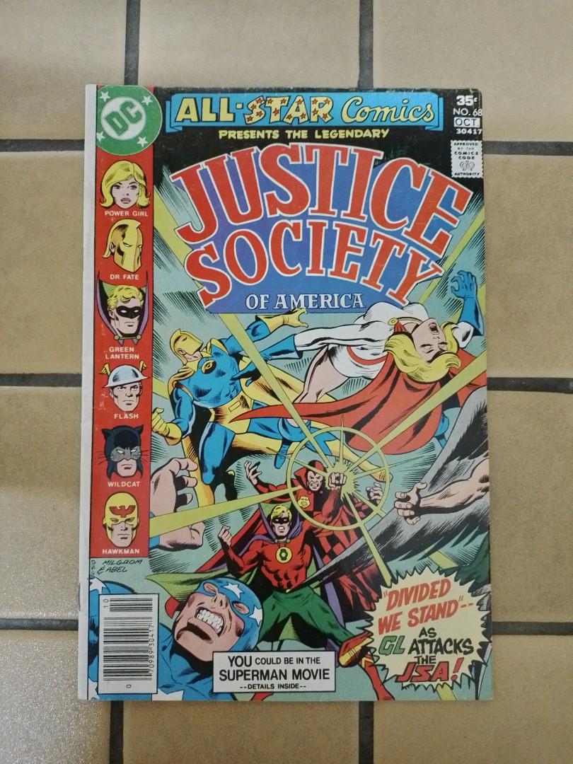 All-Star Comics #68 ( Al Milgrom - Cover Art ) DC BRONZE Age Issue ...