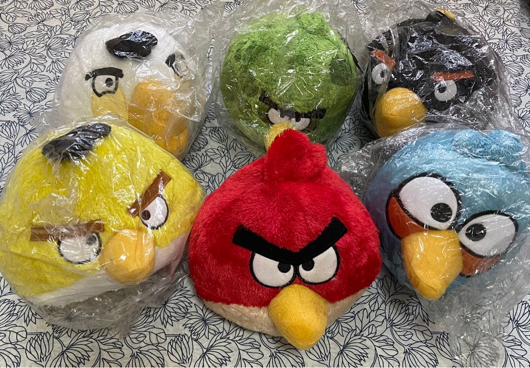 Angry Birds - Set Stuffed Toys, Hobbies & Toys, Toys & Games on Carousell