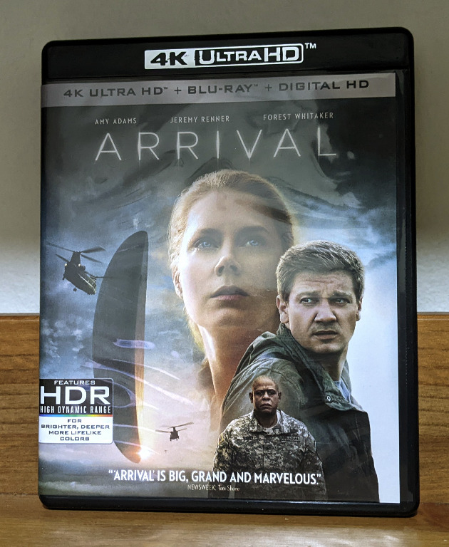 Arrival 4K UHD/Blu-ray/Digital HD, Hobbies & Toys, Music & Media, CDs ...