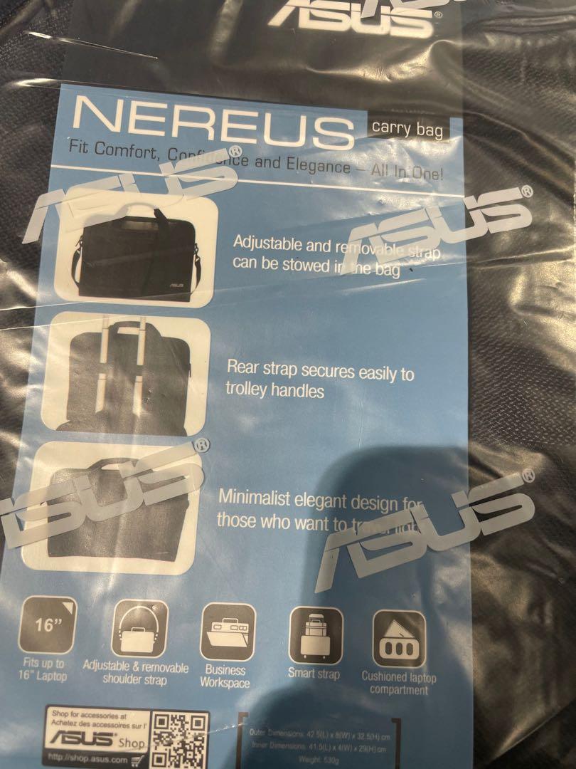 ASUS Nereus laptop carry bag, Computers & Tech, Parts & Accessories ...