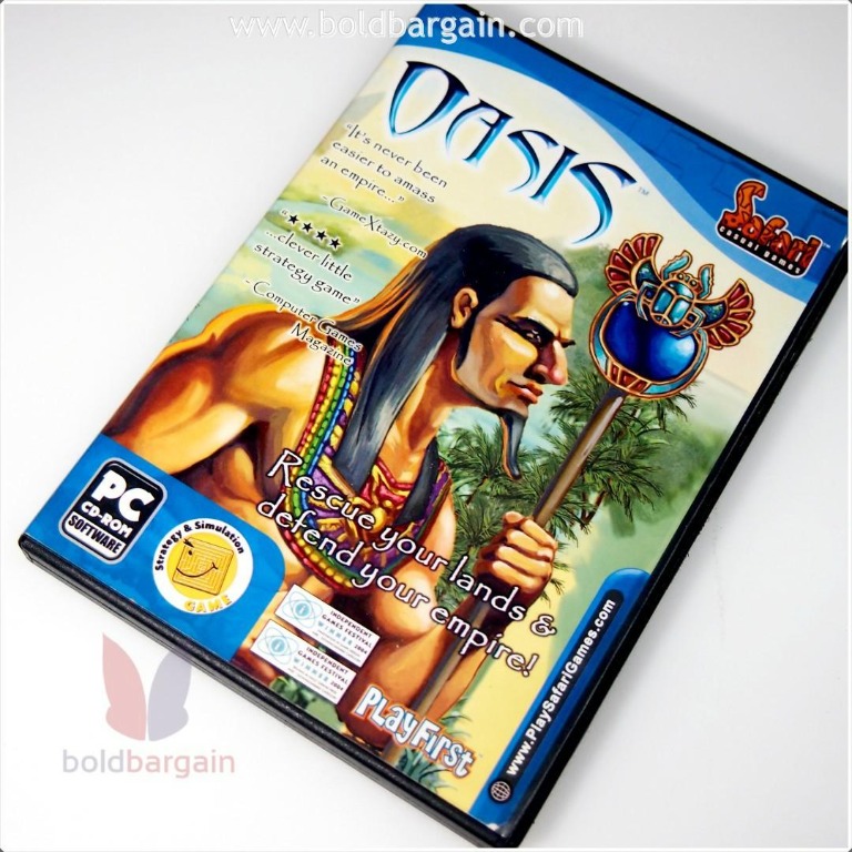 Authentic Oasis Strategy and Simulation Game Disc for Laptop Desktop ...