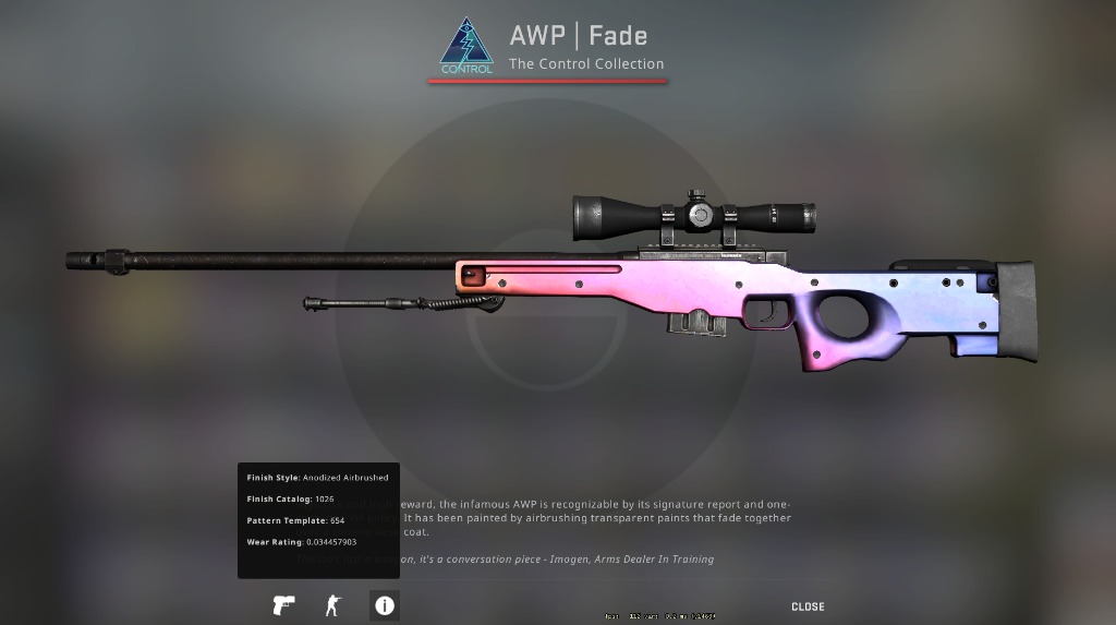 awp fade, Video Gaming, Gaming Accessories, In-Game Products on Carousell