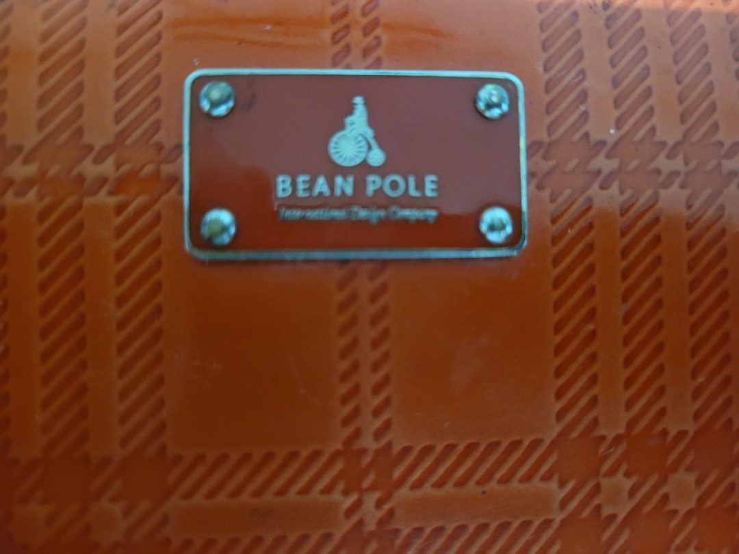 Beanpole long wallet in patent red, Luxury, Bags & Wallets on Carousell