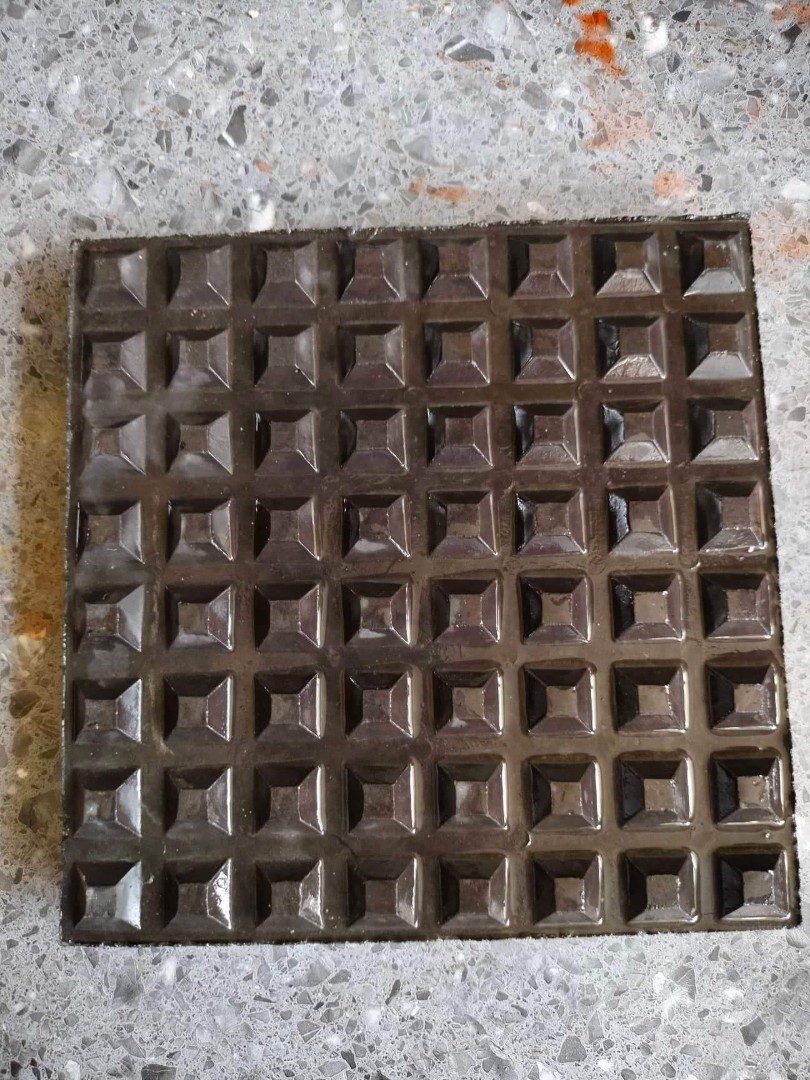 BLACK WAFFLE TILES 8*8 INCHES, Commercial & Industrial, Construction ...