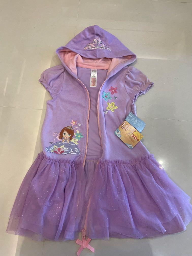BNWT Sofia the First Swim dress with UPF50+, Babies & Kids, Babies ...