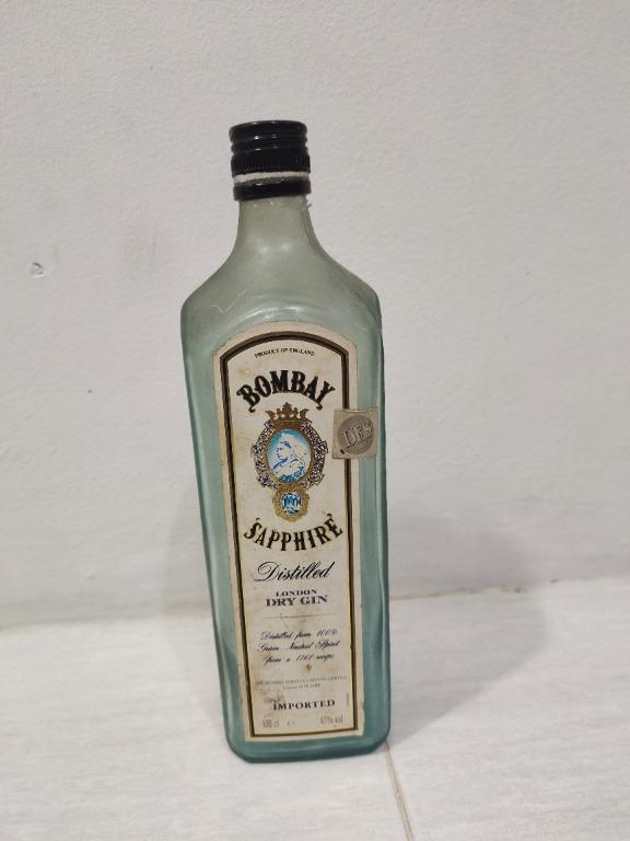 Botol Bekas Minuman Bombay Sapphire Made In London Kuno Jadul Antik ...
