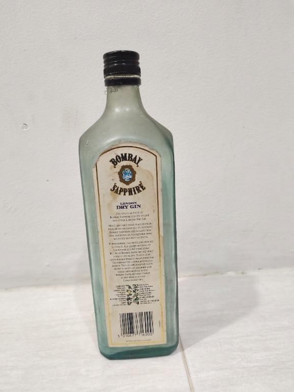 Botol Bekas Minuman Bombay Sapphire Made In London Kuno Jadul Antik ...
