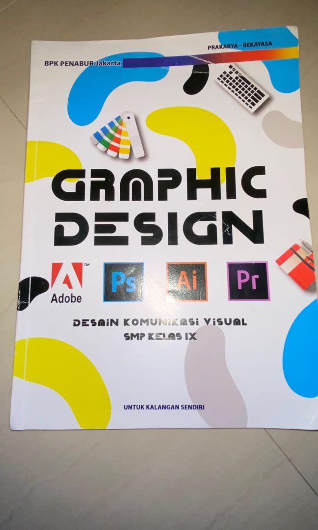 Buku design/ design graphic/ smp/ kelas 9, Buku & Alat Tulis, Buku di ...