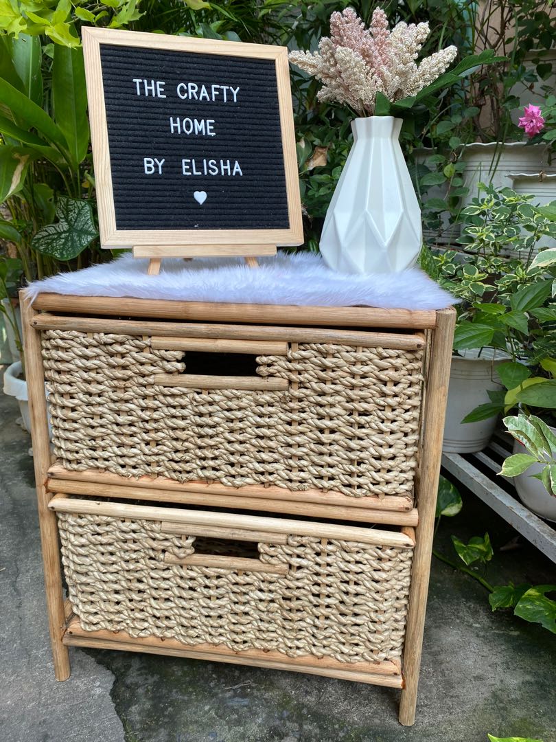 BURI DRAWER/2 layer buri drawer, Furniture & Home Living, Home ...