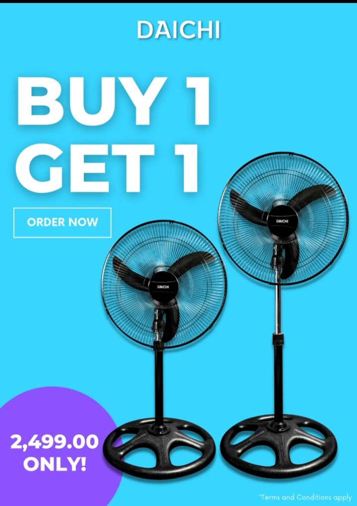 Buy 1 take 1 Daichi 18" Standfan Industrial Banana blade fan (Original ...