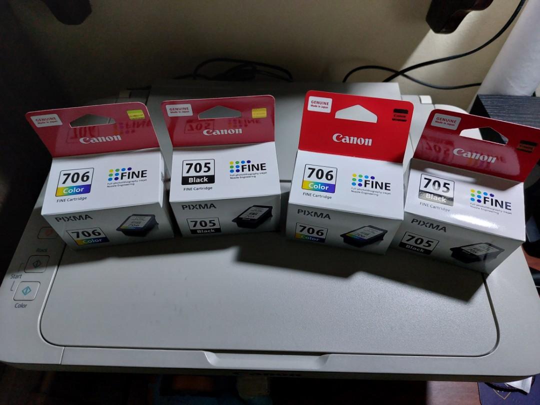 Canon Pixma P200 + Black and Coloured Ink Bundle, Computers & Tech ...
