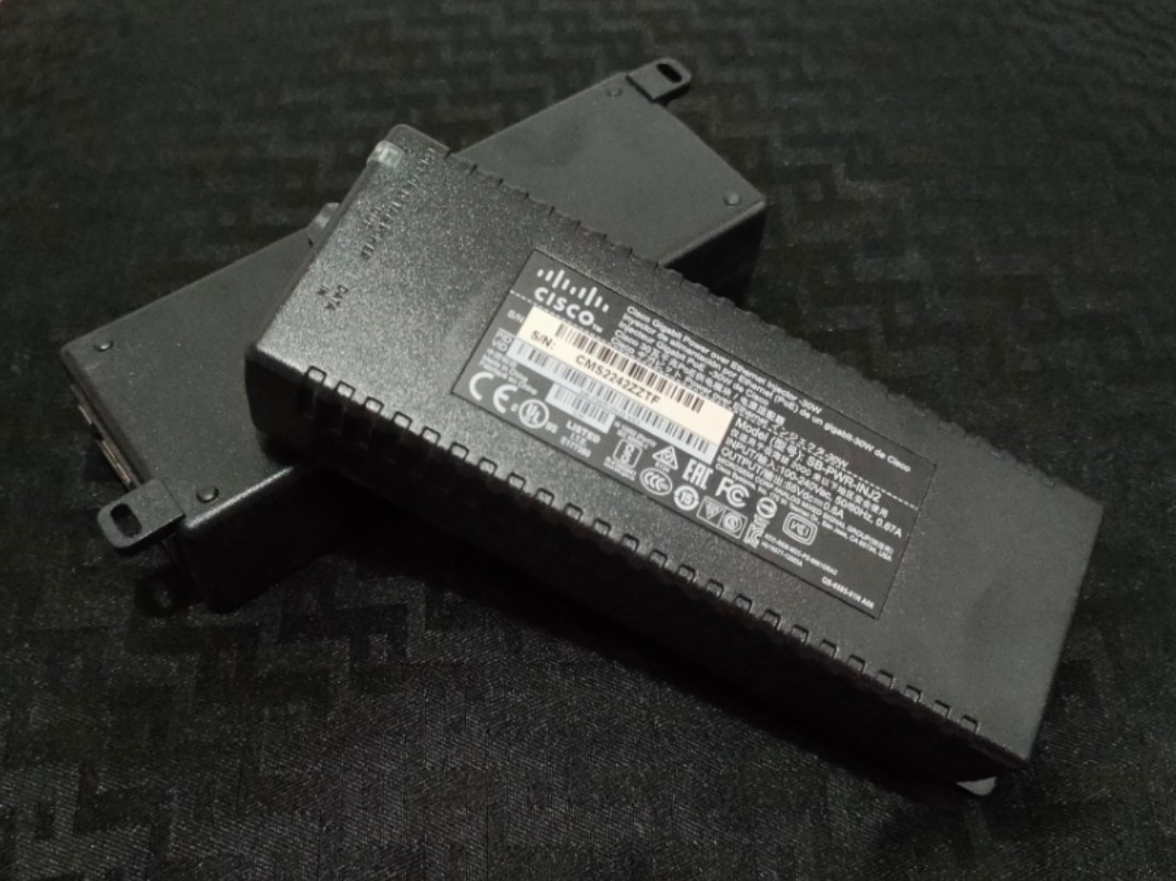 Cisco SB-PWR-INJ2 Small Business High Power Gigabit PoE Ethernet ...